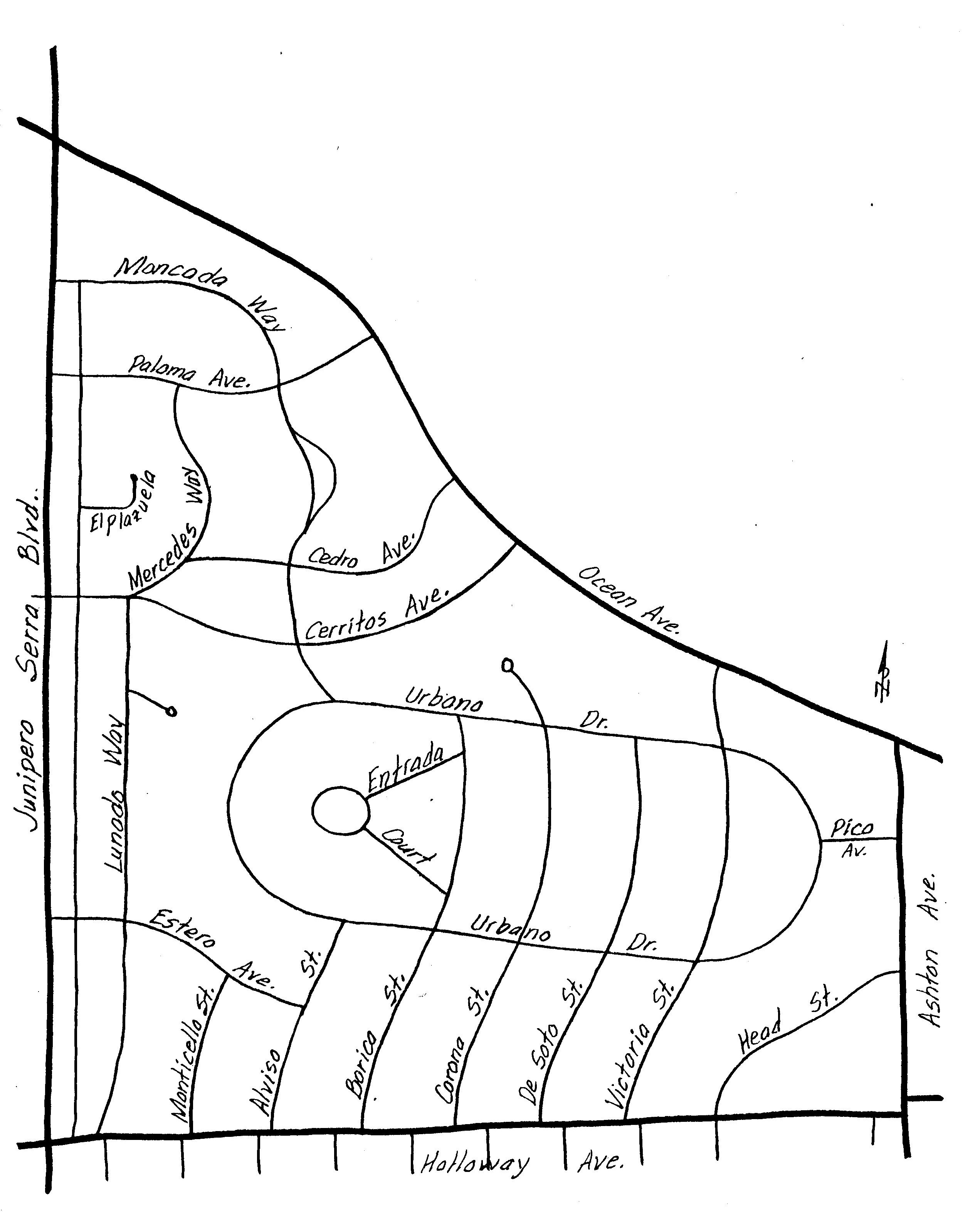 Ingleside Terraces Maps, San Francisco