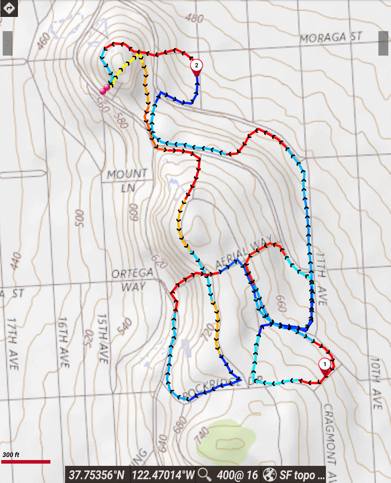 San Francisco Stairways Maps